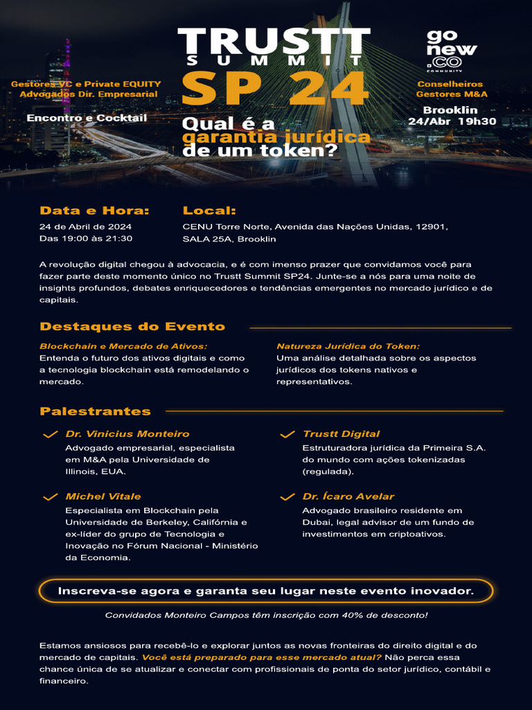 Convite TrusttSummit SP24 | PDF