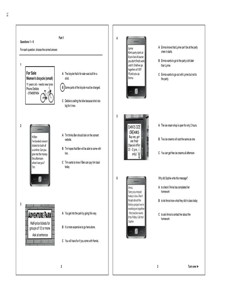 Sample Test | PDF | Ballet | Dances