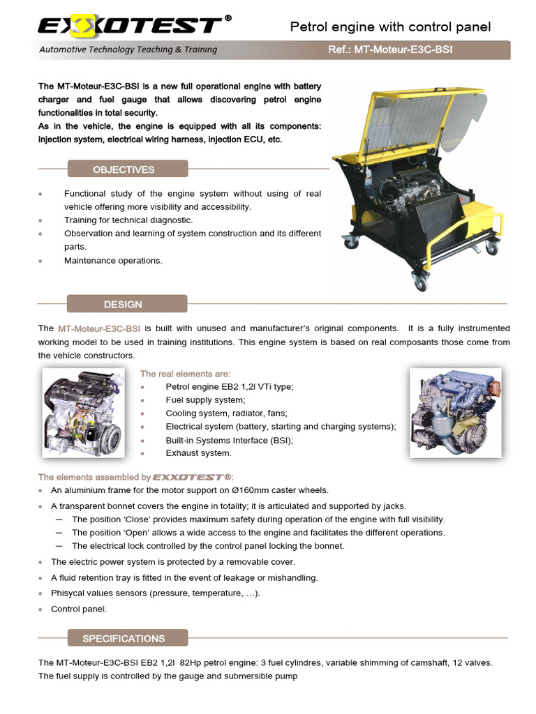 FT_MT-Moteur-E3C-BSI_En | PDF