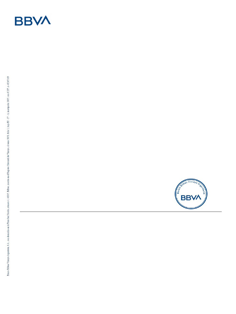 Certificado Titularidad BBVA | PDF