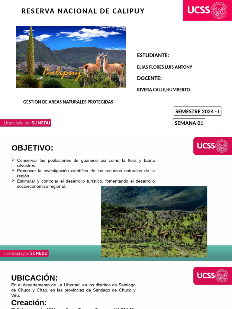 Reserva Nacional de Calipuy | PDF