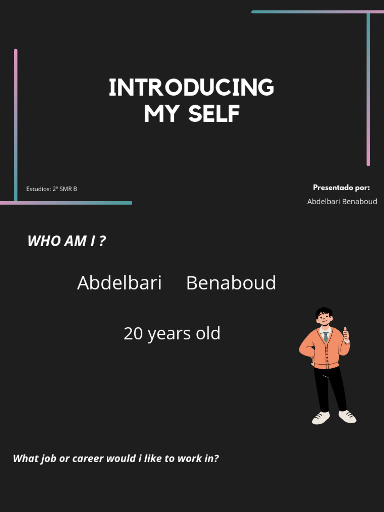 Introducing myself | PDF