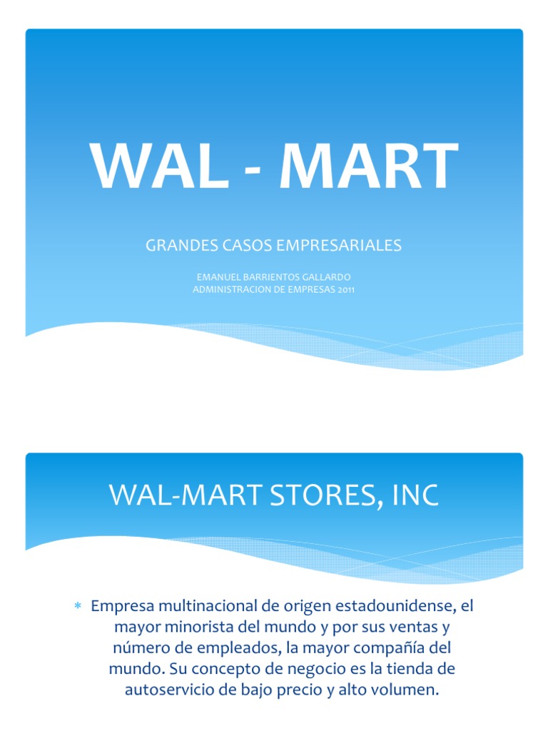 Competir y Prosperar Al Estilo Wal - Mart | PDF