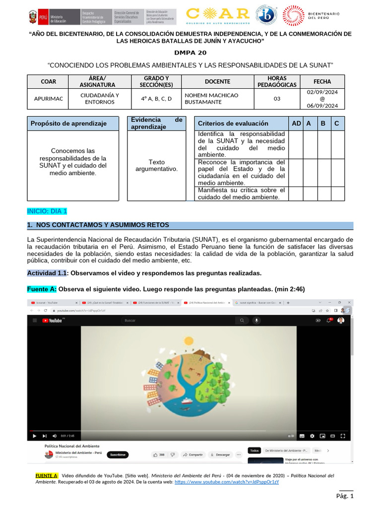 DMPA 20 - CyE 4° - 2024 | PDF