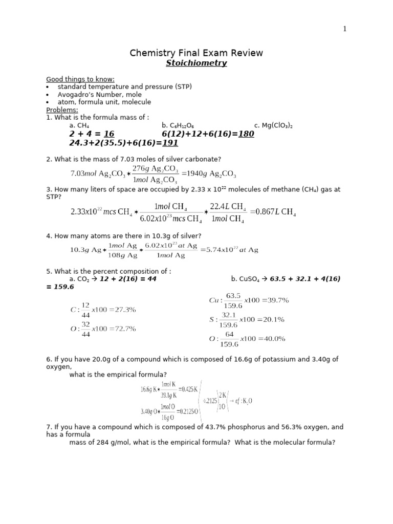 Sem 2 Additional Review Packet KEY | PDF | Chemical Bond | Covalent Bond