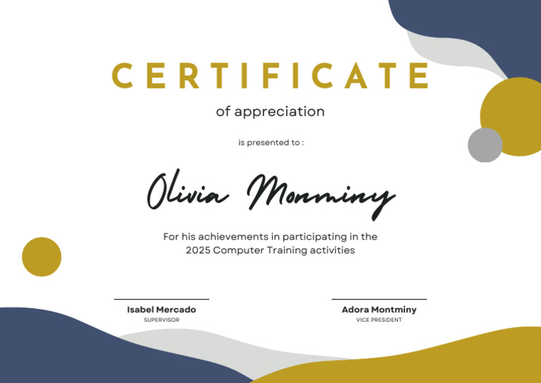 Abstract Completion Certificate | PDF