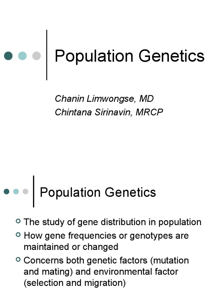 Understanding Population Genetics Concepts | PDF | Allele | Dominance ...
