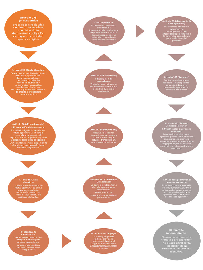 flujograma proceso ejecutivo | PDF