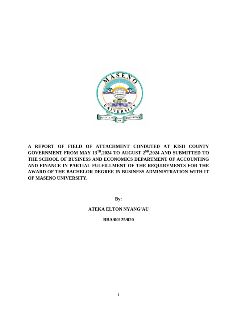 Elton - Att. Report | PDF