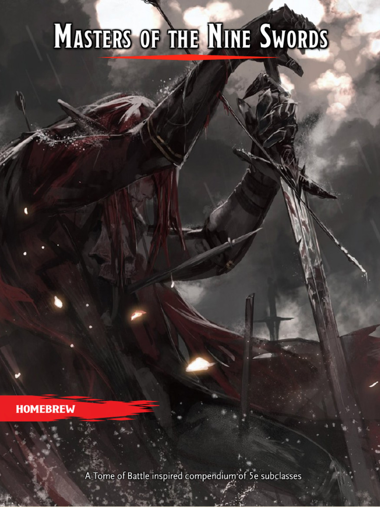 Masters of The Nine Swords | PDF