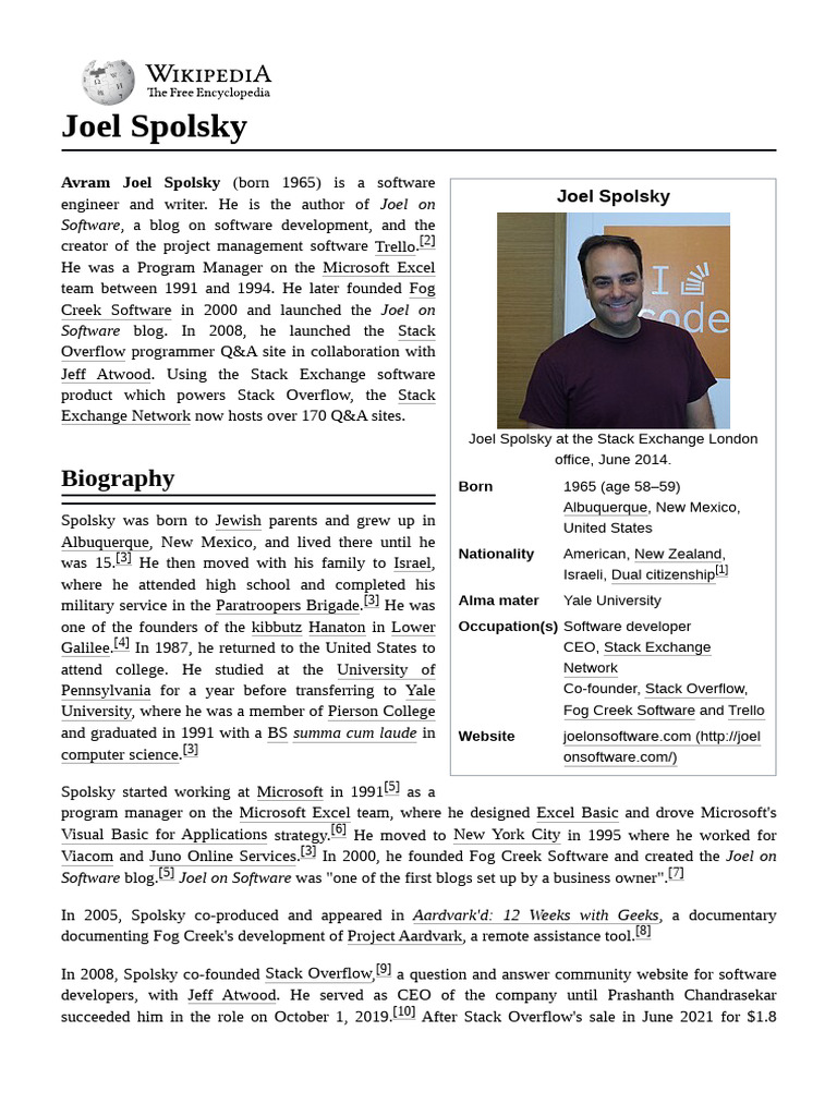 Joel Spolsky | PDF