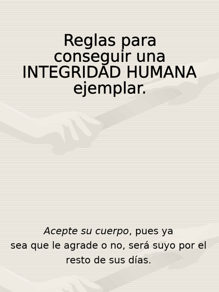 Integridad Humana | PDF | Cognición | Ciencia cognitiva