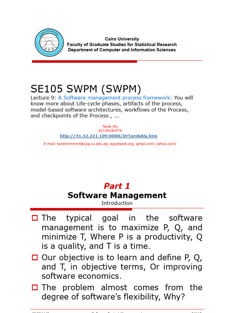 SWPM 9 | PDF