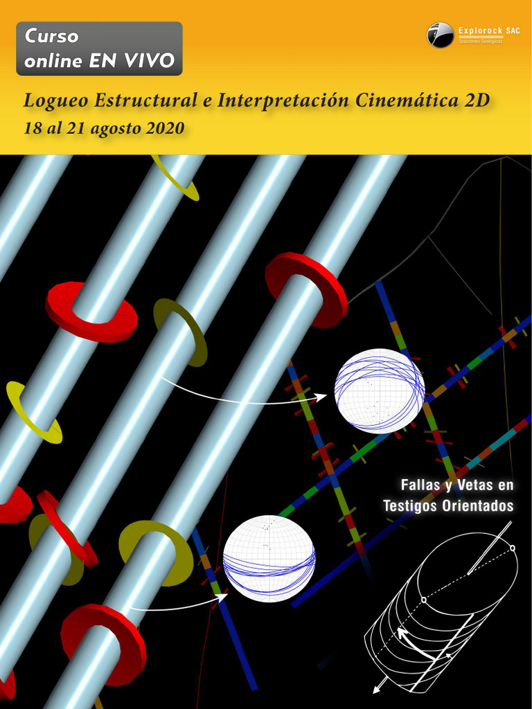 TEMARIO. Logueo Estructural e Interpretacion Cinematica 2D | PDF