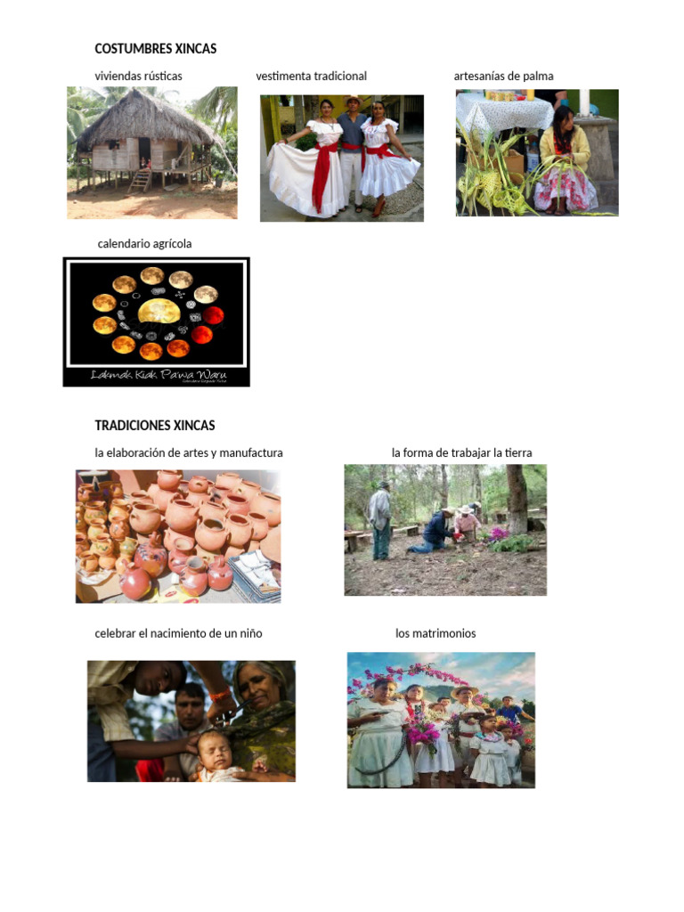 Costumbres Xincas | PDF