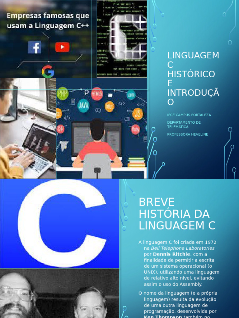 Aula01 Histórico Introdução-C | PDF