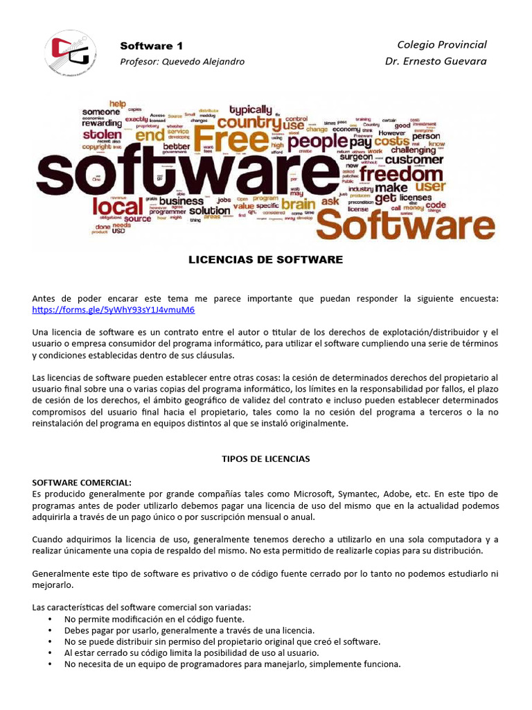 Licencias de Software | PDF