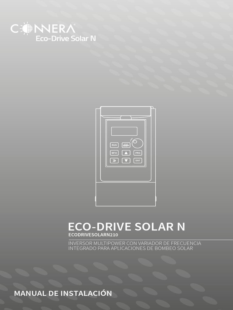 Mi Manual de Instalacion Eco Drive Solar | PDF | Cambiar | Diodo emisor ...