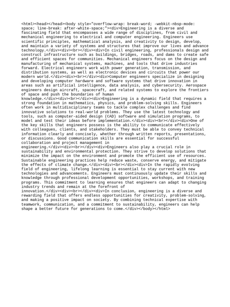 All About Engineering | PDF