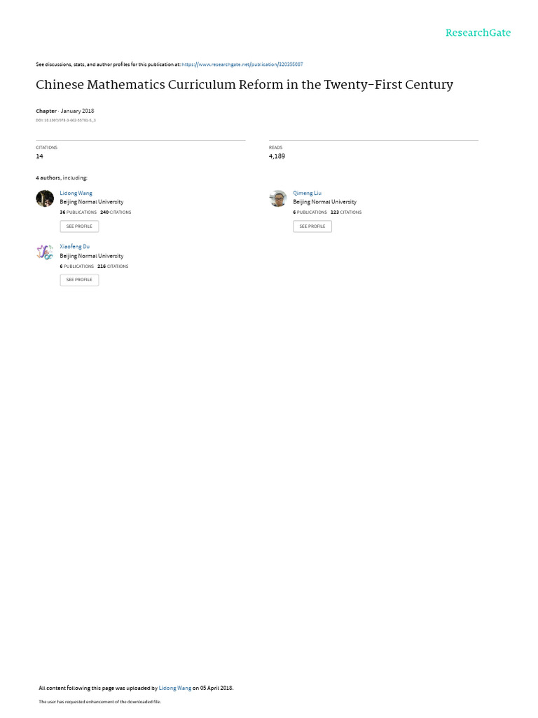 Chinese Mathematics | PDF