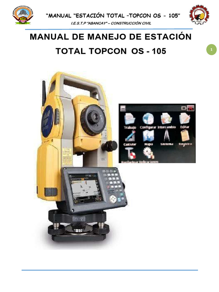 Manual Topcon Os - 105 | PDF