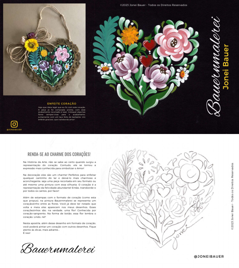 Coracao Bauernmalerei JONEI BAUER | PDF