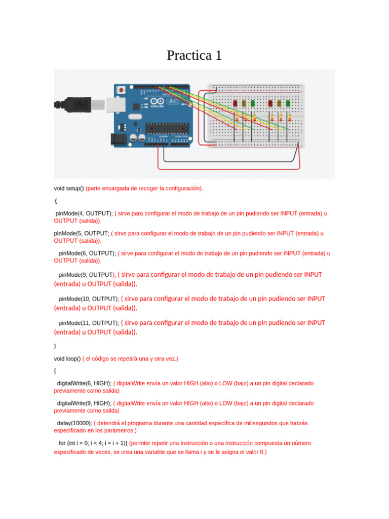 Practicas Arduino Ing Juan Antonio | PDF