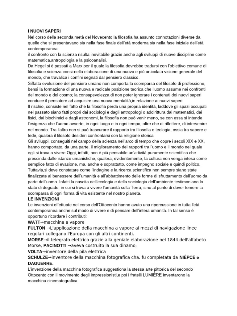 I Nuovi Saperi | PDF | Philosophy