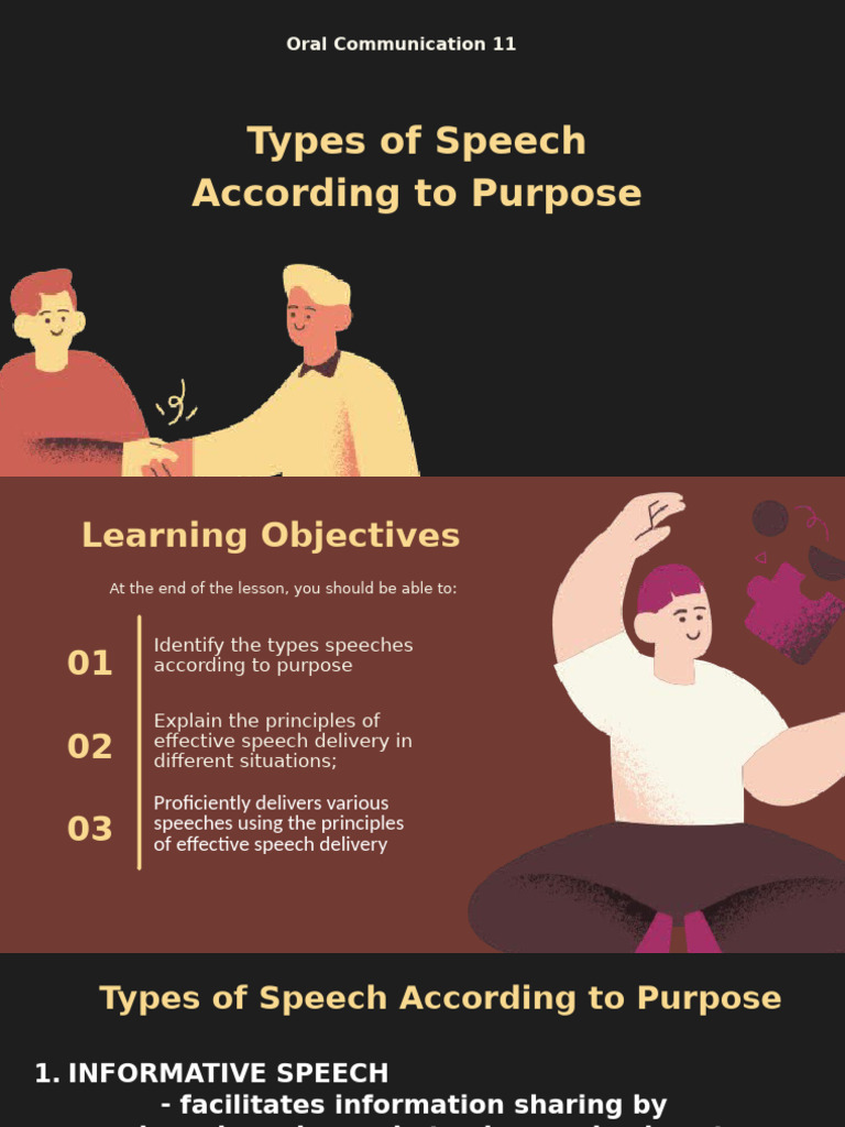 Q2 Types of Speeches | PDF