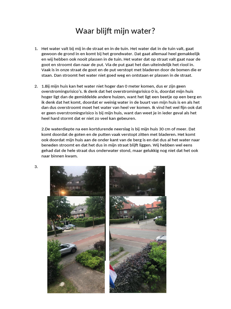 Waar Blijft Mijn Water | PDF