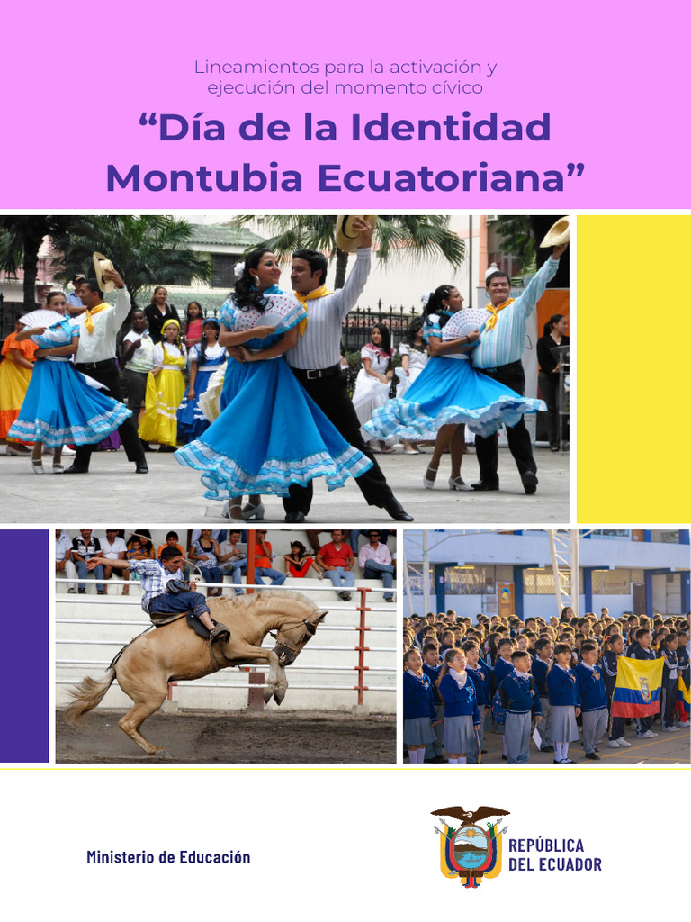 Lineamientos Día de La Identidad Montubia Ecuatoriana 26072024 | PDF ...