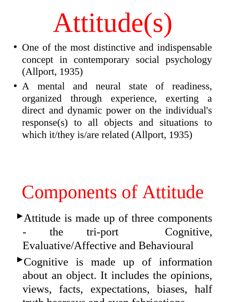 UGRC Attitudes | PDF | Attitude (Psychology) | Cognition