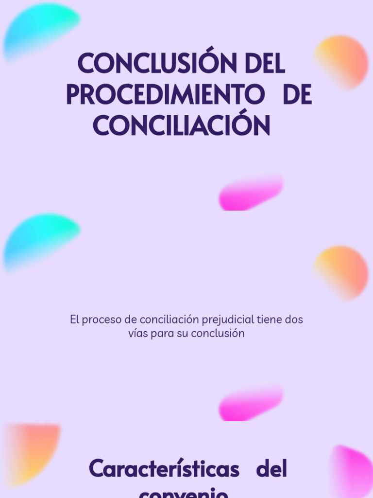 Tema 8. Conclusión Del Procedimiento | PDF | Justicia | Negocios