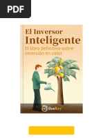 El Inversor Inteligente Libro Completo Gratis | PDF | Benjamin Graham ...