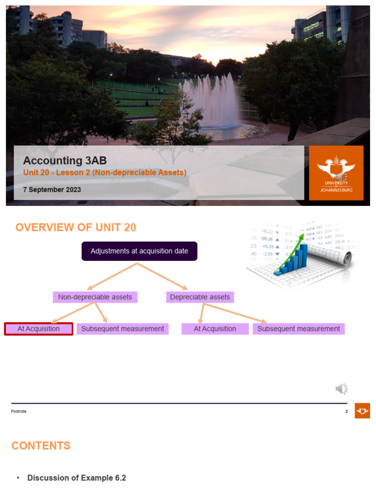 Unit 20 - Lesson 2 (Non-Depreciable Assets) | PDF