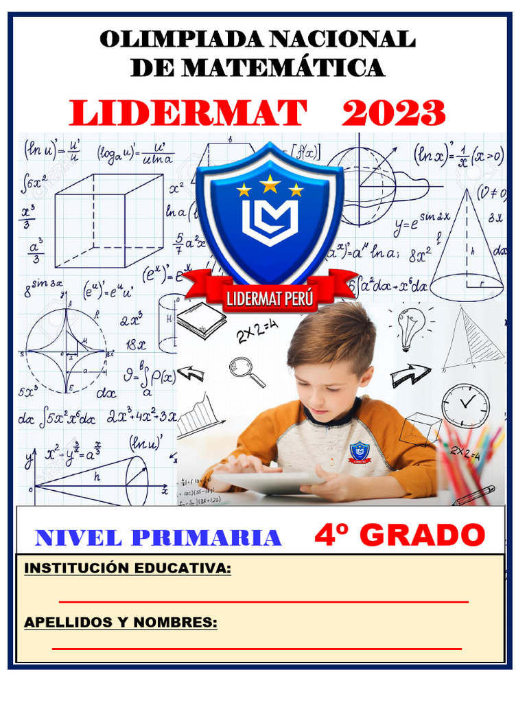 4to Primaria - Matematica - 16 Setiembre | PDF