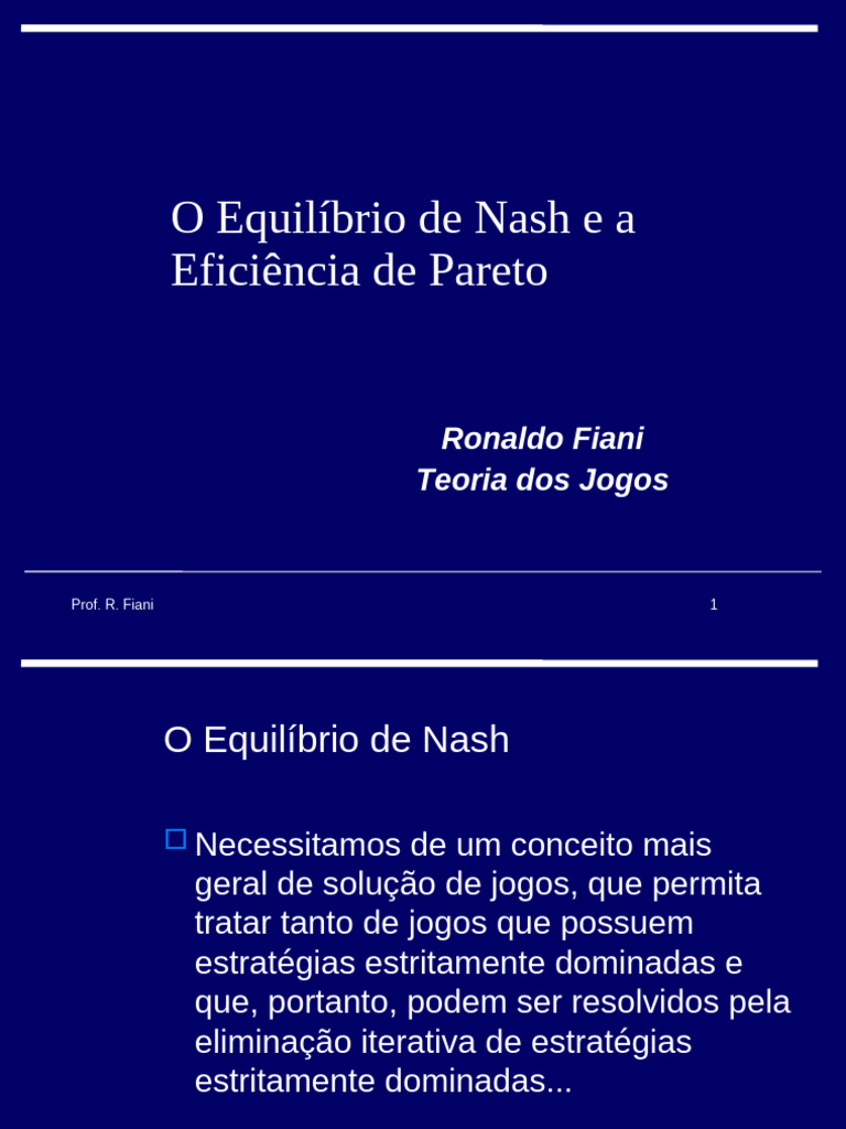 Equilibrio de Nash | PDF