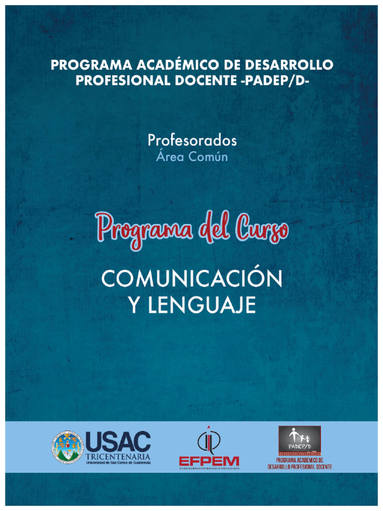 2 Programa Comunicación y Lenguaje | PDF