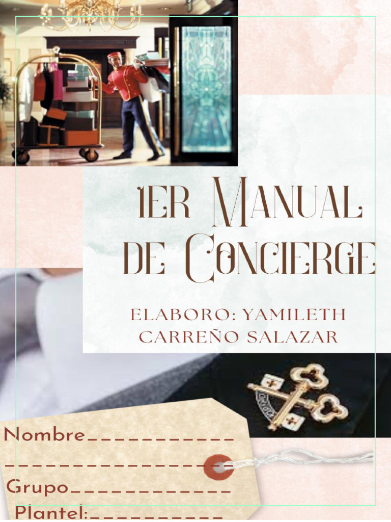 2024 !er Manual de Concierge | PDF