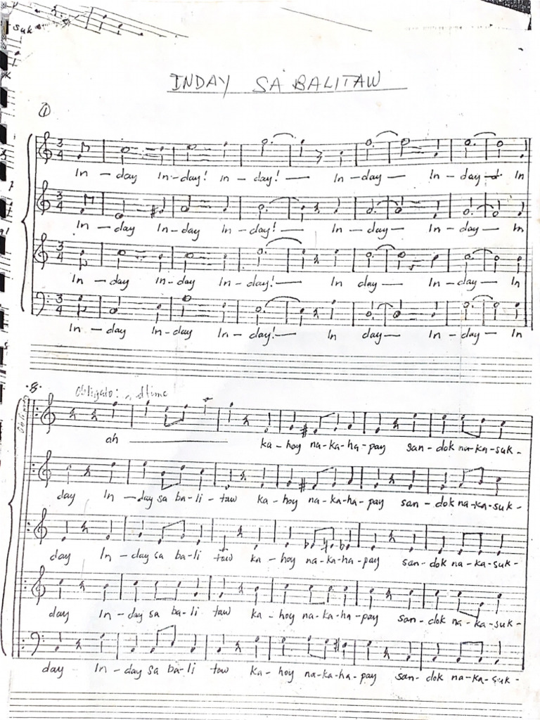 Inay Sa Balitaw | PDF