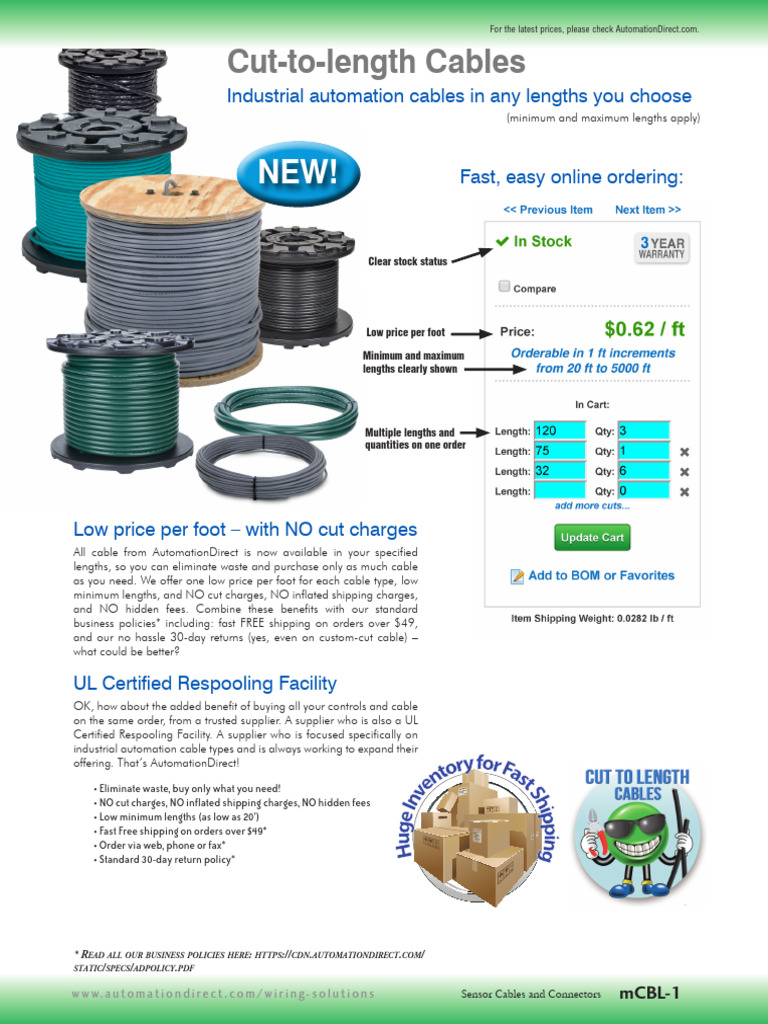 CBL Cable and Wire Overview | PDF