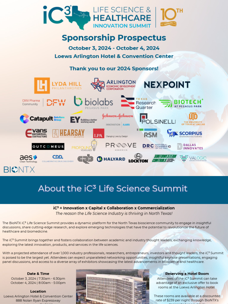 2024 Ic3 Summit Prospectus | PDF