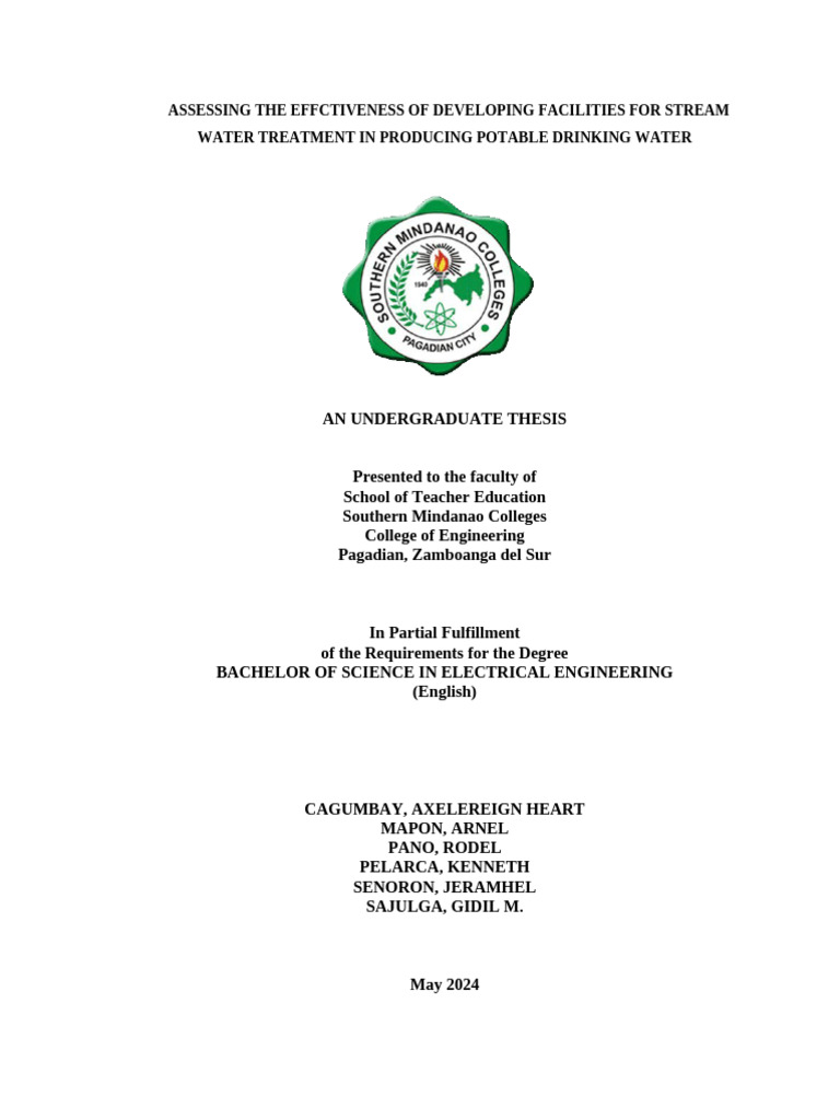 UG Thesis Revised | PDF