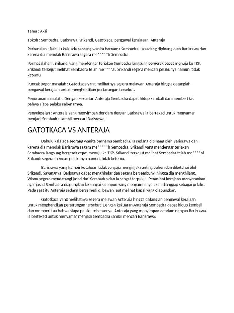 Gatotkaca VS Anteraja | PDF