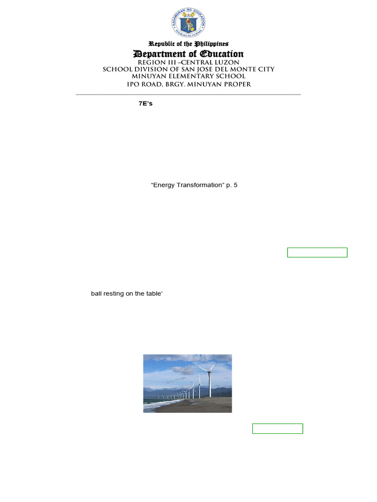 3RD Cot Mechanical Energy | PDF