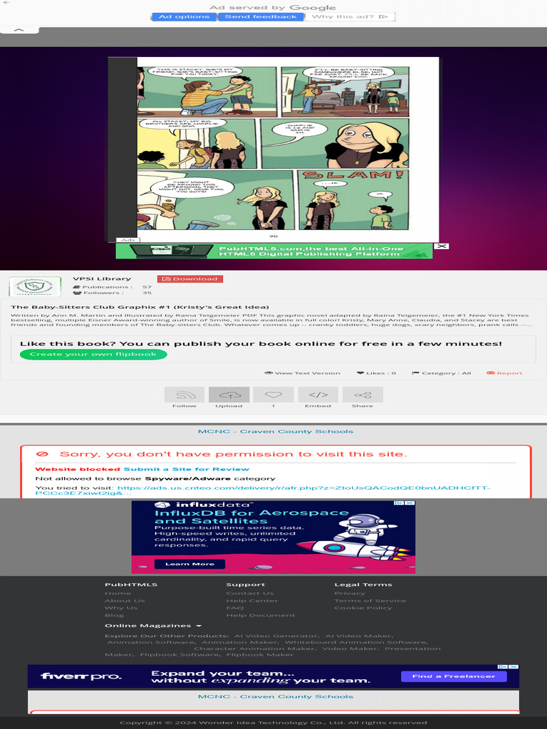 The Baby-Sitters Club Graphix #1 (Kristy's Great Idea) - VPSI Library - Page 1 - 193 Flip PDF ...