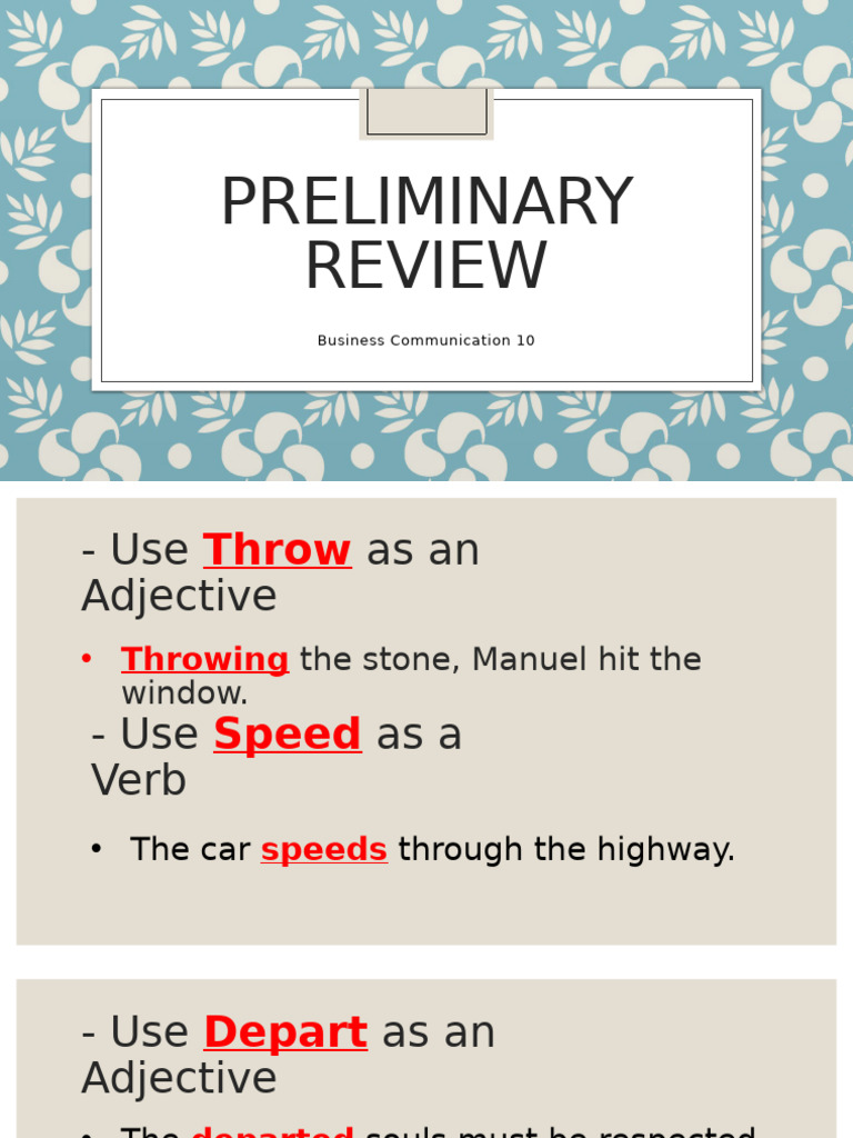 Preliminary-Review | PDF