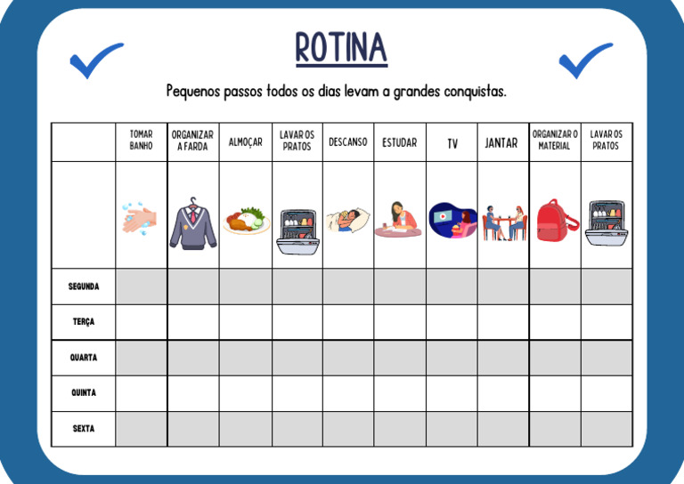 Morning Routine Worksheet | PDF