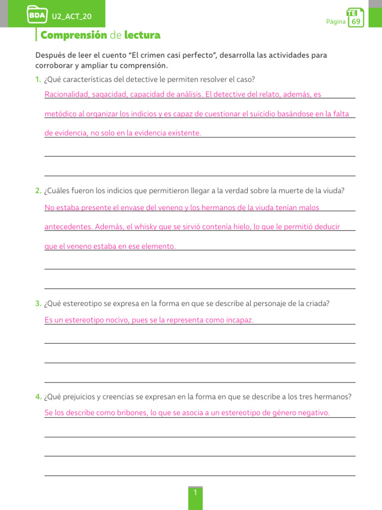 U2 - Act - 20 - Sol 22-07-2024 | PDF