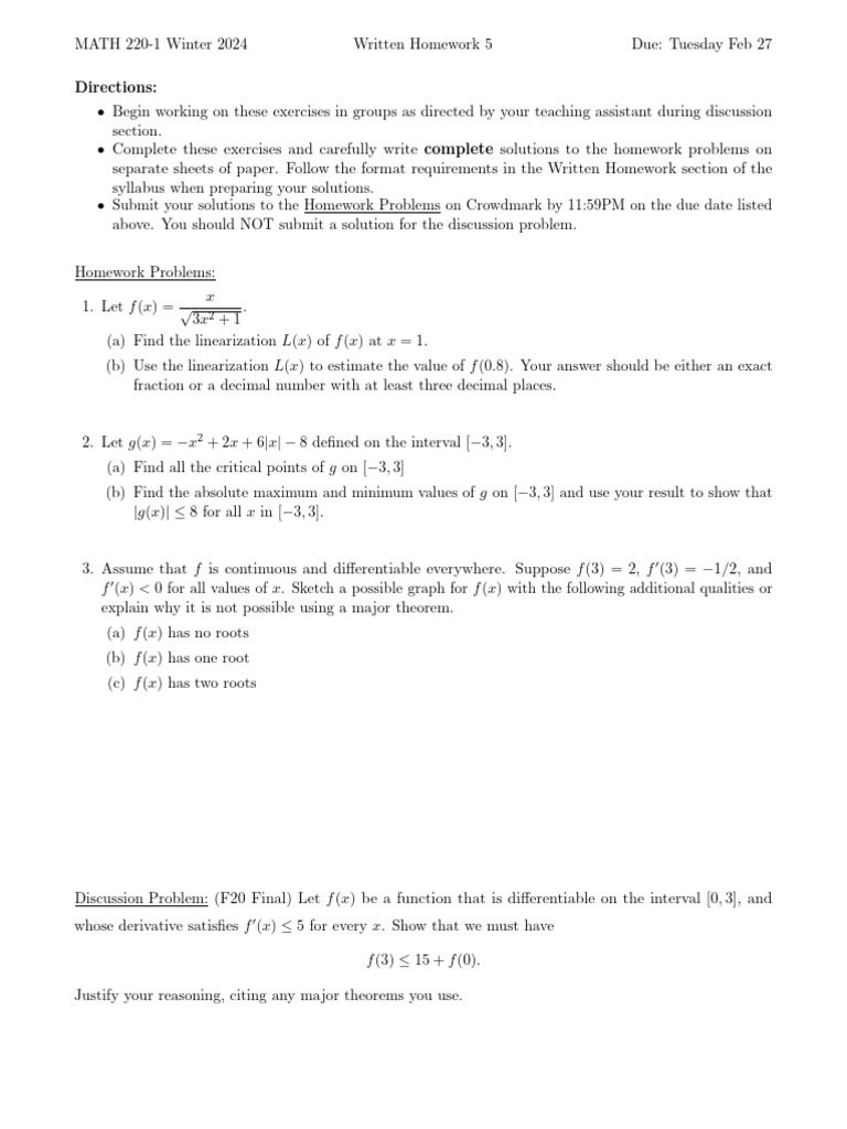 HW 5 (1) | PDF